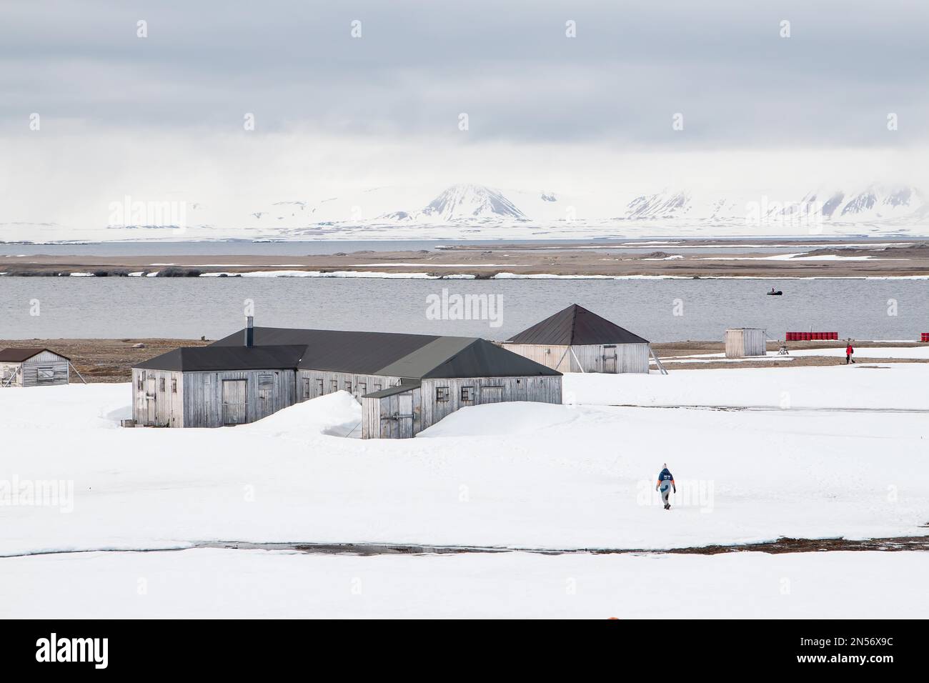 The arctic circle research station hi-res stock photography and images ...