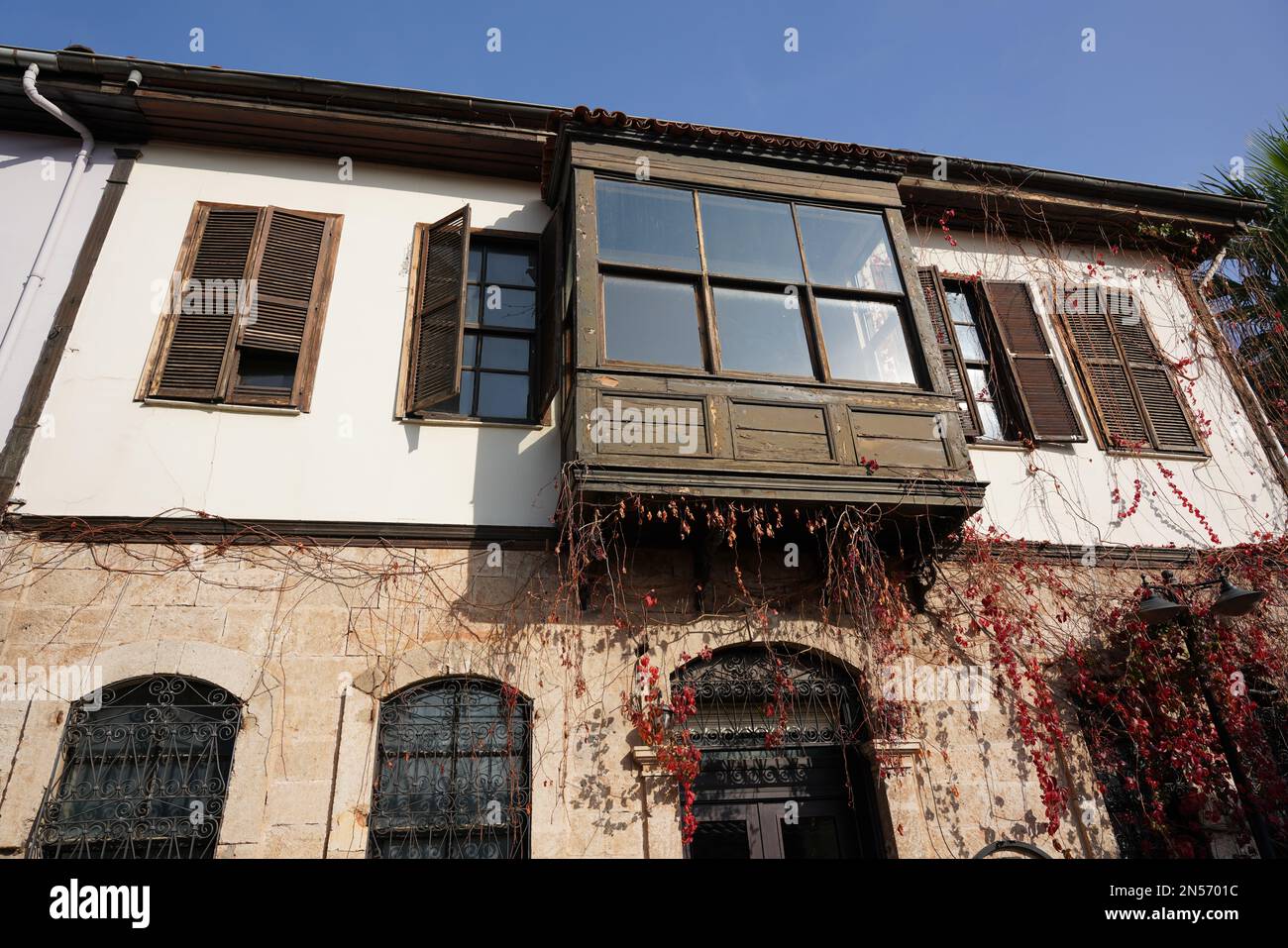 Historic House in Antalya City Old Town, Turkiye Stock Photo - Alamy