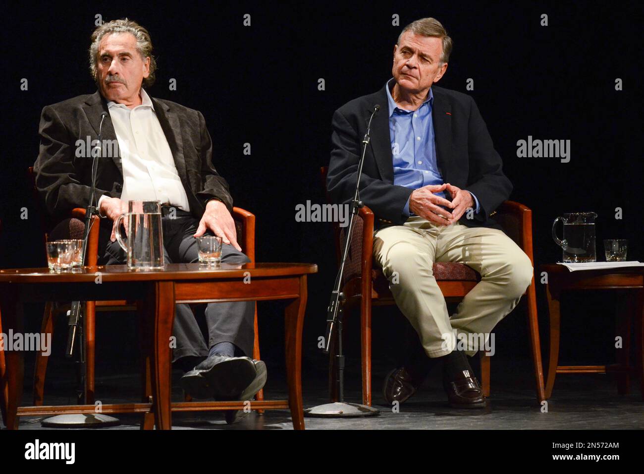 Sid Davidoff and Peter Goldmark participate in a panel at the Kaye ...