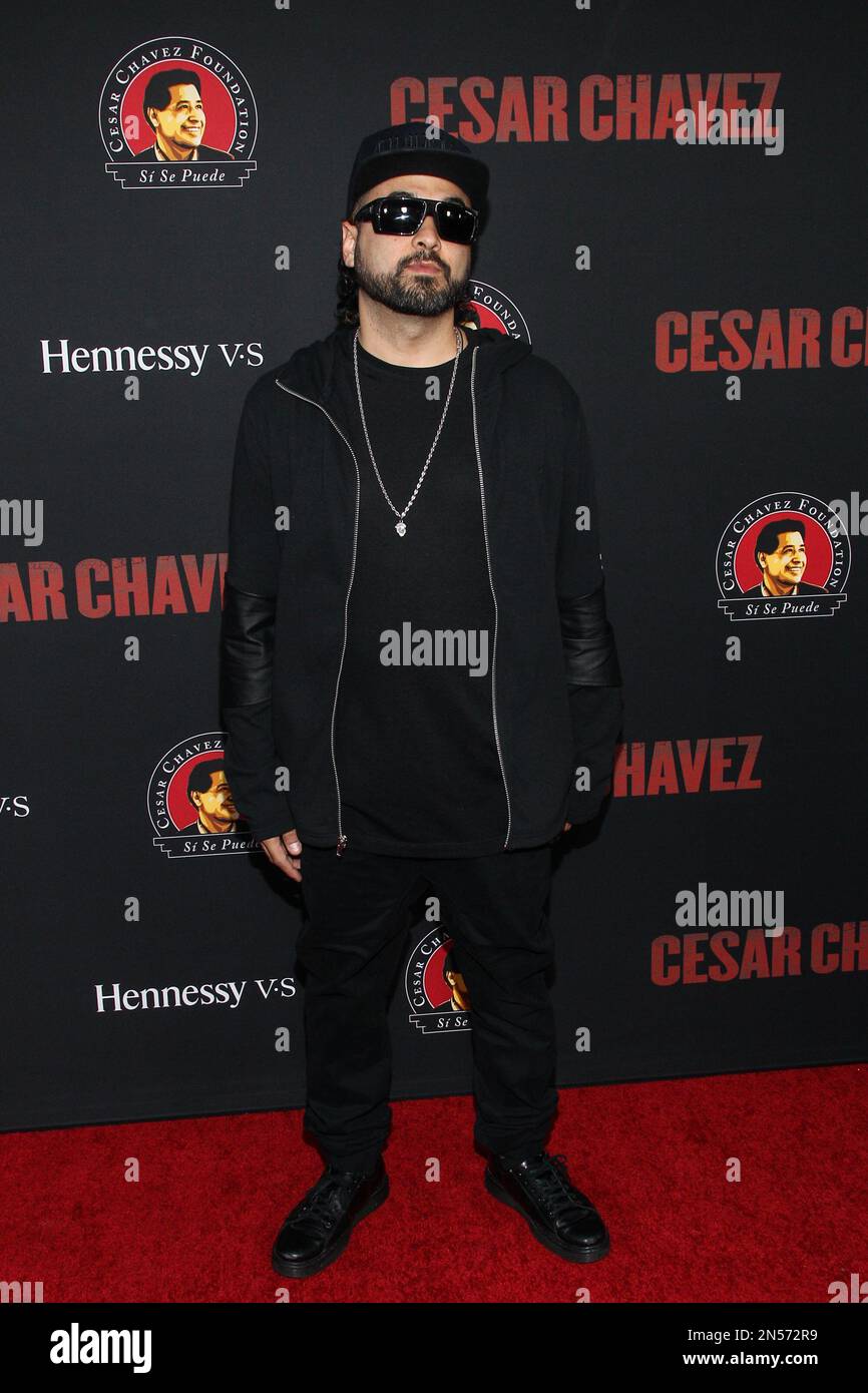 El Dusty attends the premiere of Pantelion Films and Participant Media ...