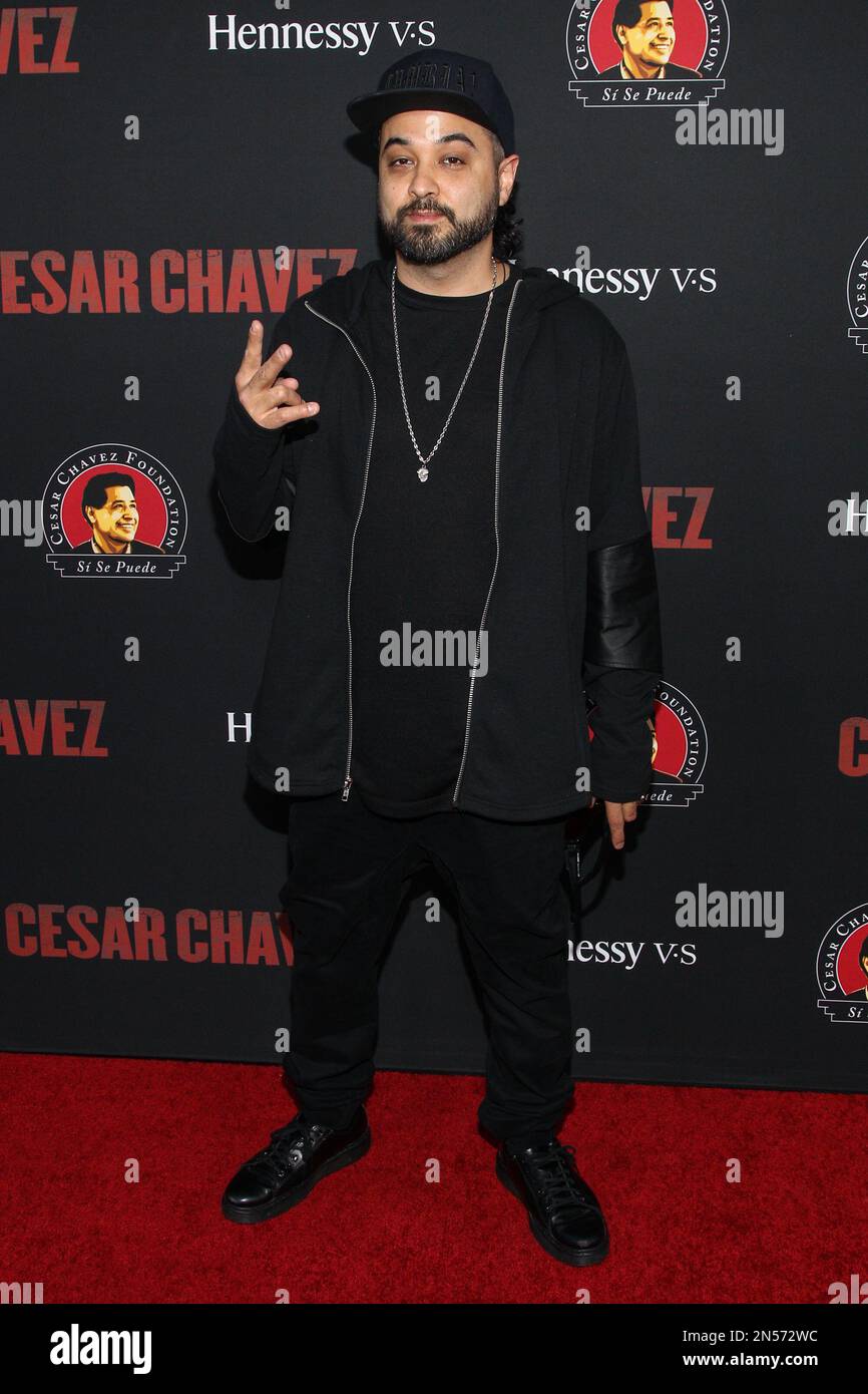 El Dusty attends the premiere of Pantelion Films and Participant Media ...