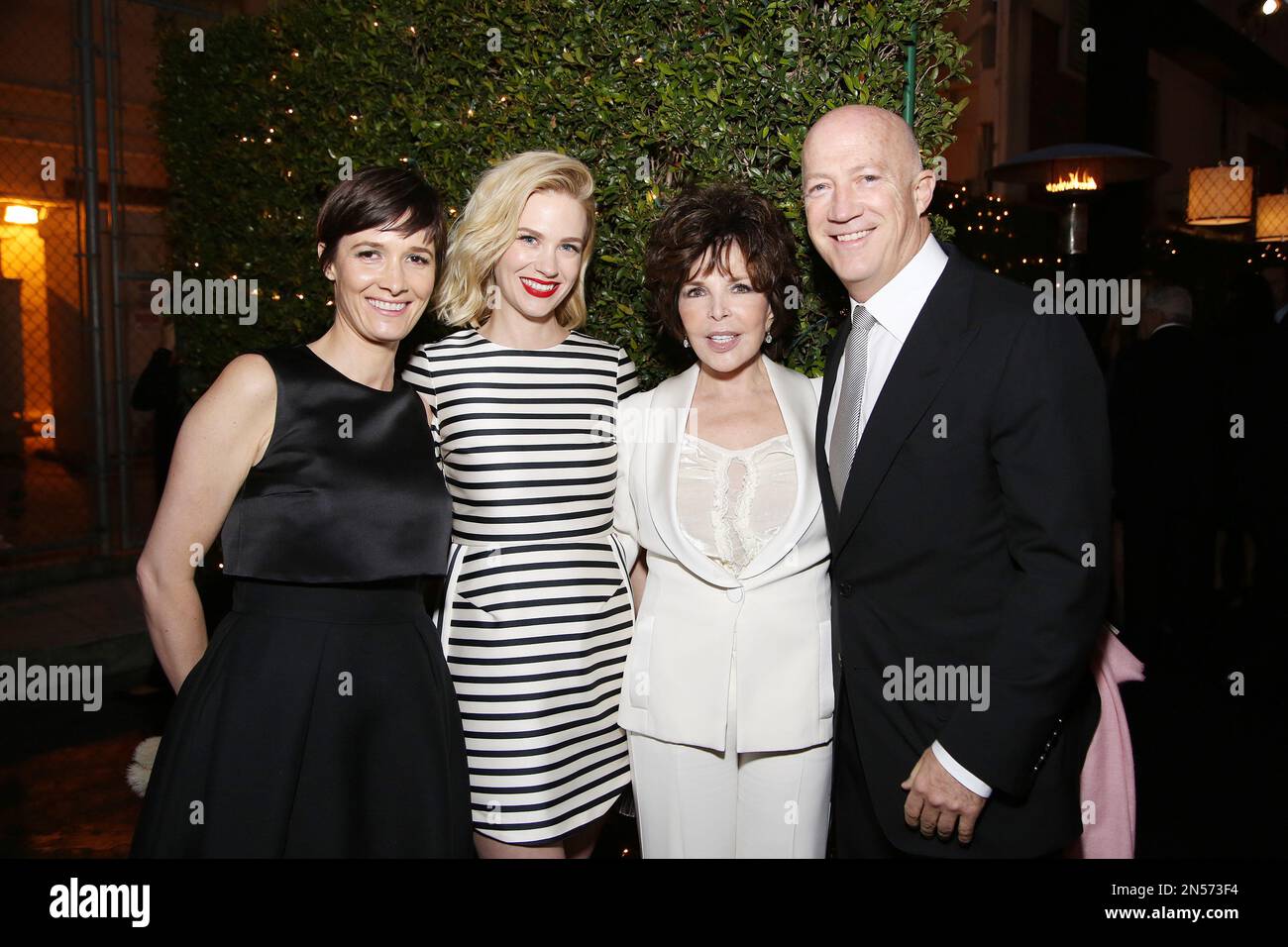 From left, Cassandra Grey, January Jones, Carole Bayer Sager, and Bryan ...