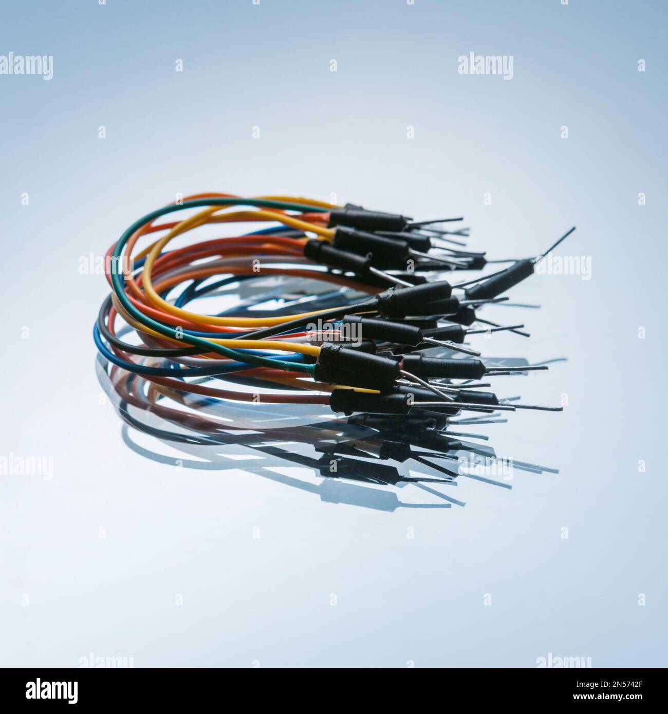 jump wires cables kit device component Stock Photo - Alamy