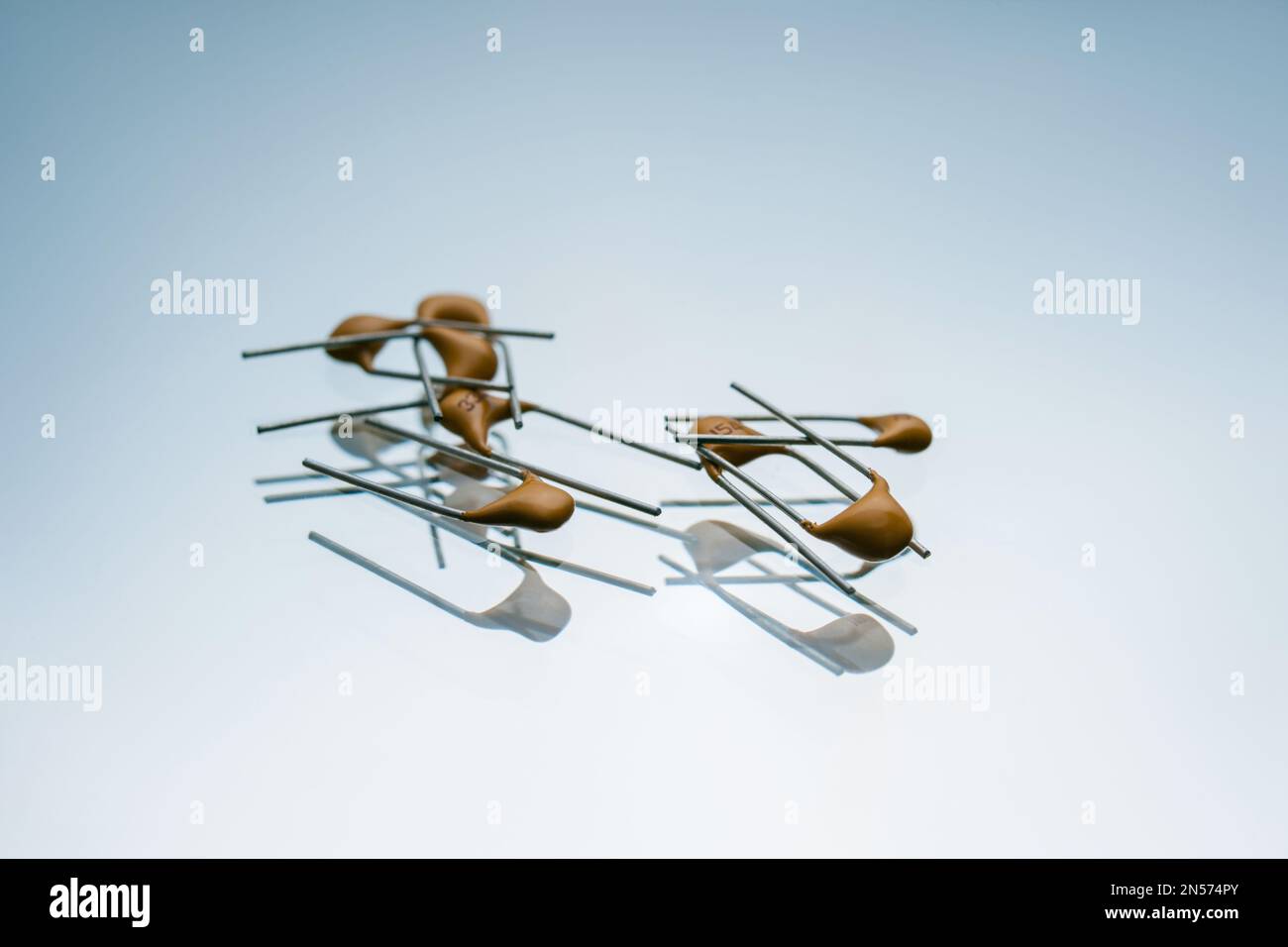 bipolar electric capacitors microelectronic Stock Photo - Alamy