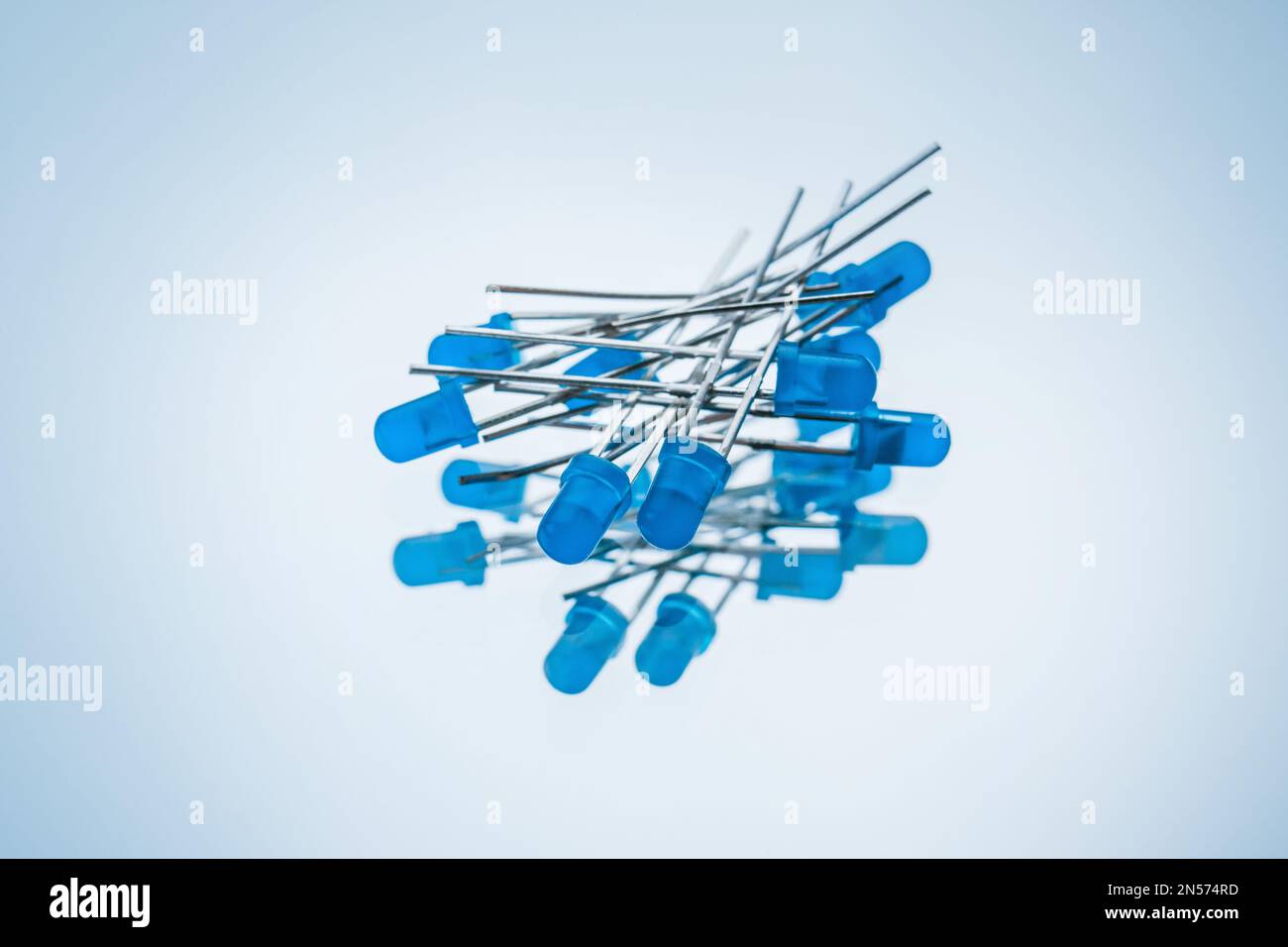 blue light emitting diode optical element Stock Photo - Alamy