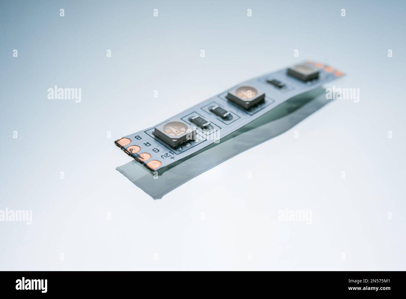 LED tape flexible printed circuit board Stock Photo - Alamy