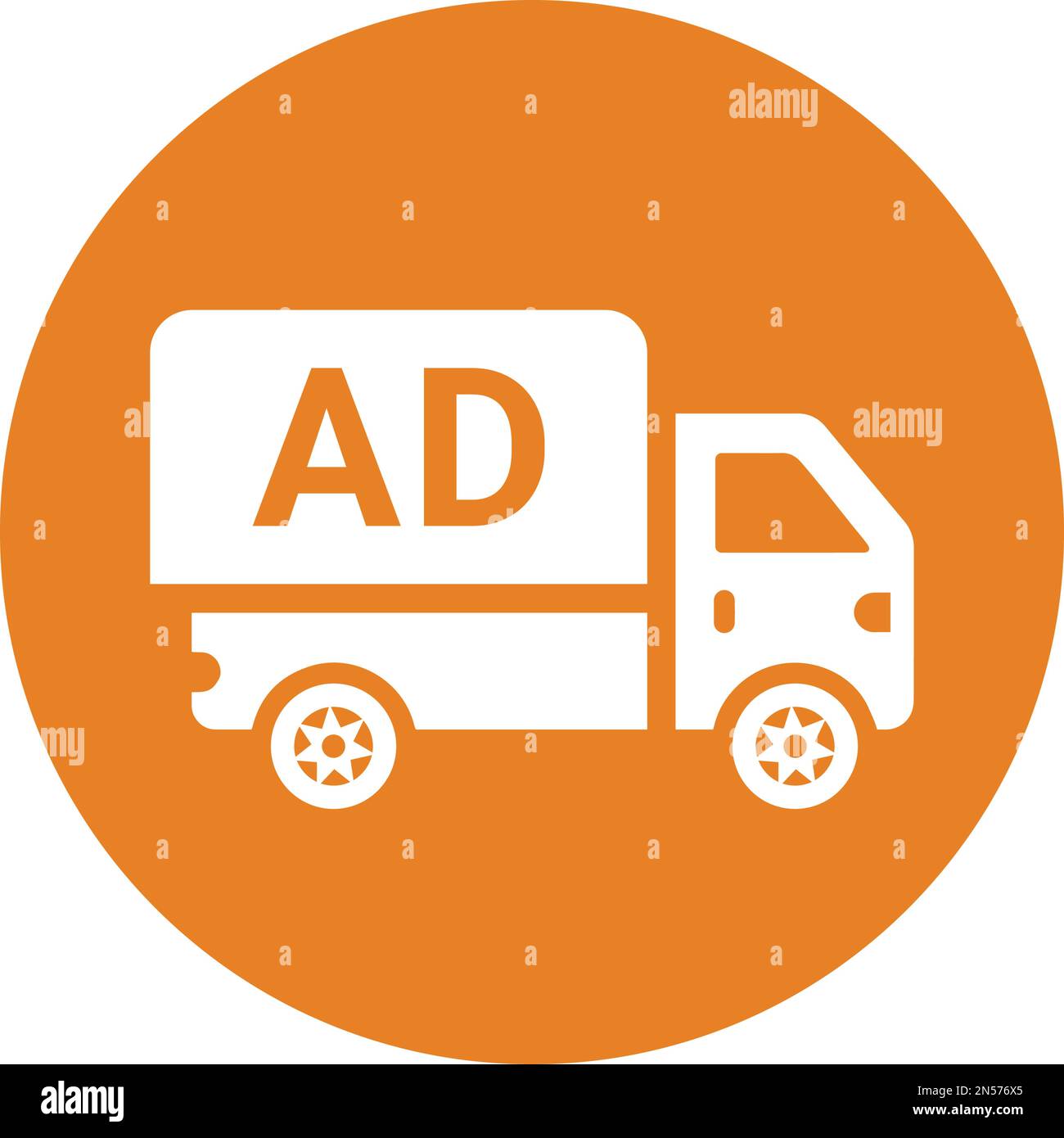 Road, car, ad icon - Simple editable vector EPS file Stock Vector Image ...