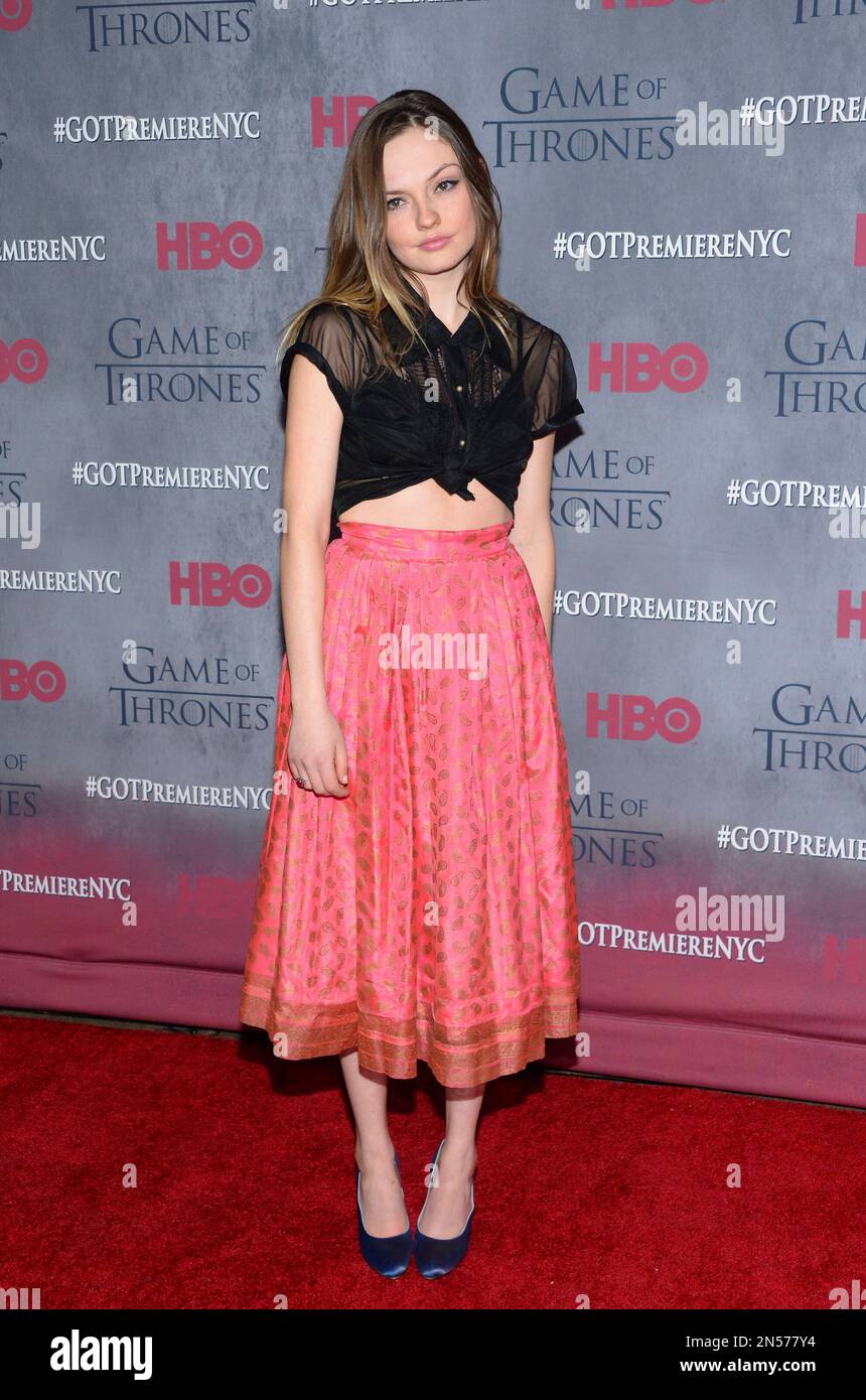Actress Emily Meade attends HBO's "Game of Thrones" fourth season ...