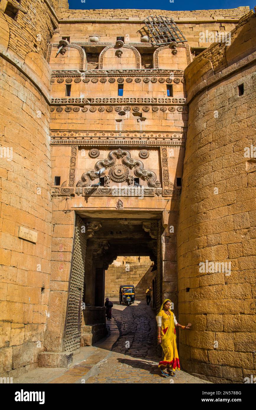 Gate Buildings, The Fort Stock Photo - Alamy