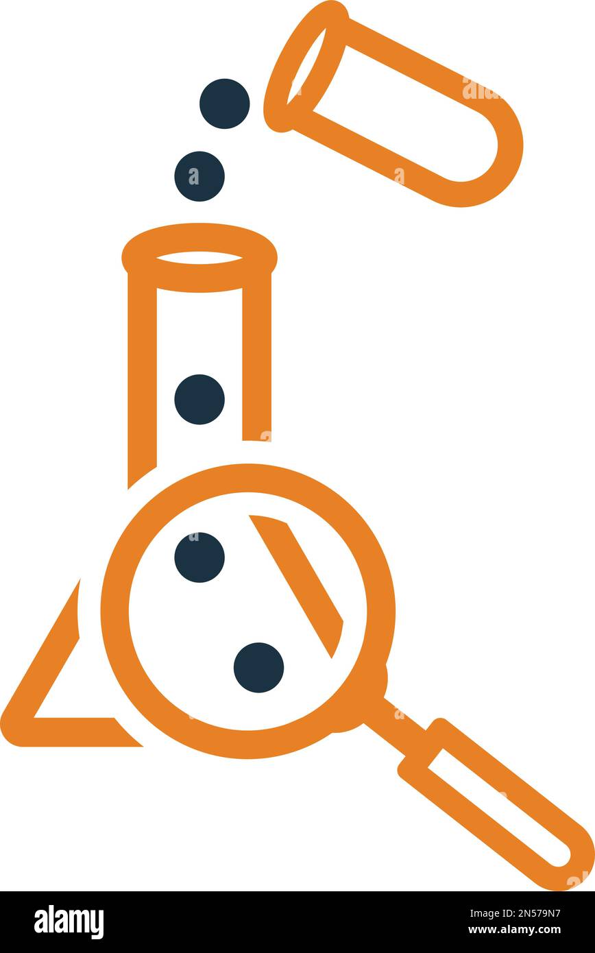 Research, science, laboratory icon - Simple editable vector EPS file ...