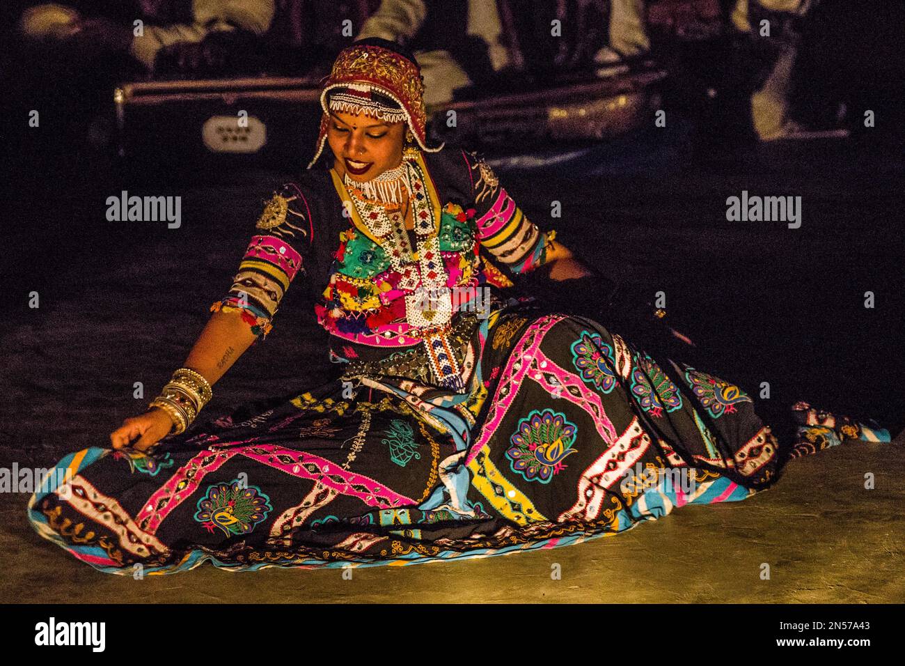 Ghoomar Dance In Desert
