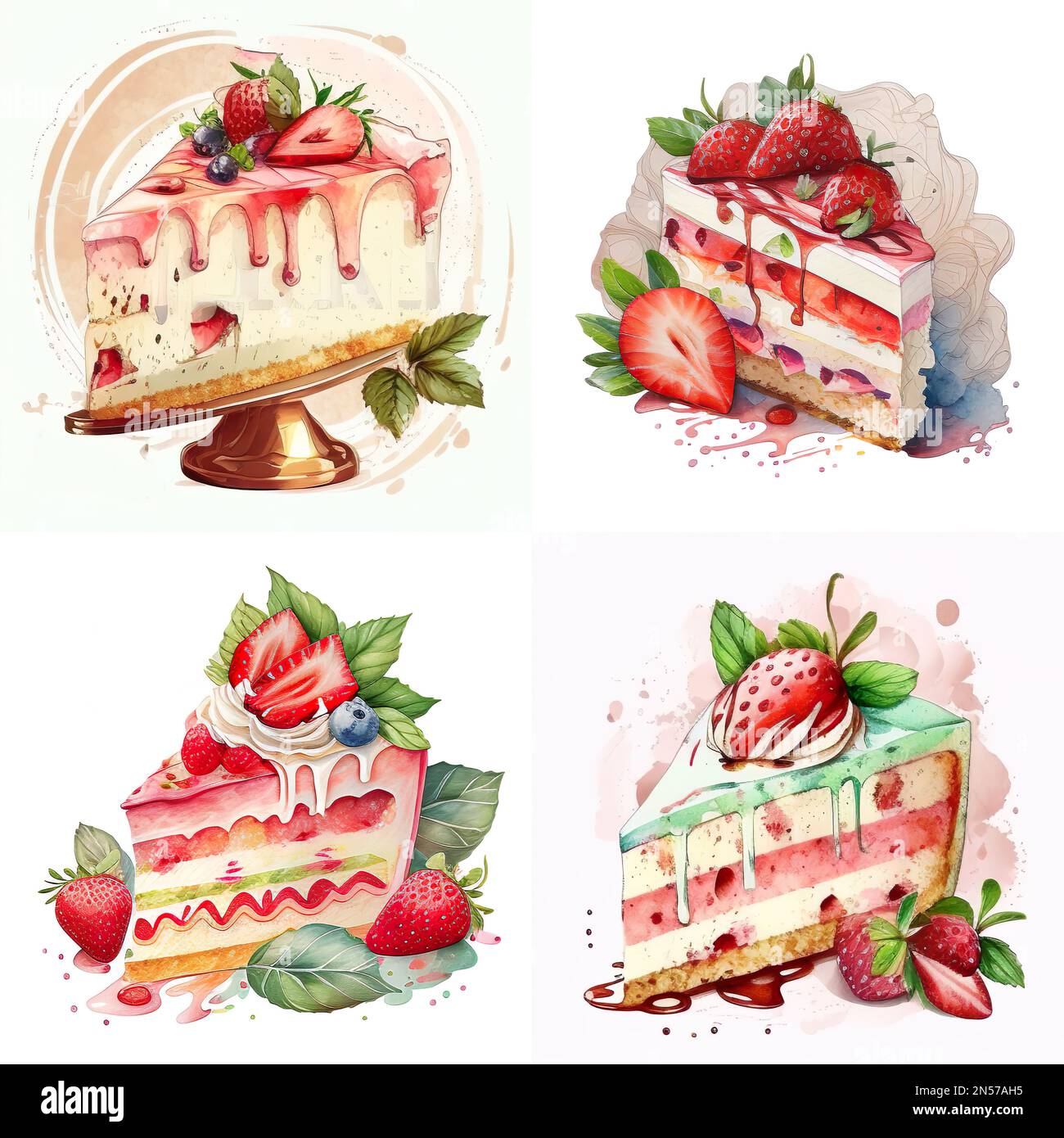 Vintage strawberry illustration hi-res stock photography and images - Alamy