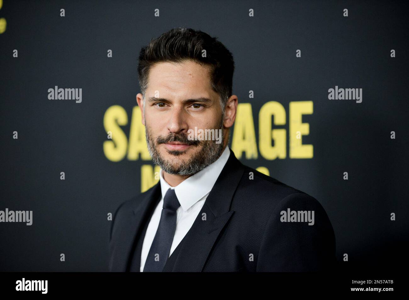Joe Manganiello arrives at the LA Premiere of "Sabotage" on Wednesday ...