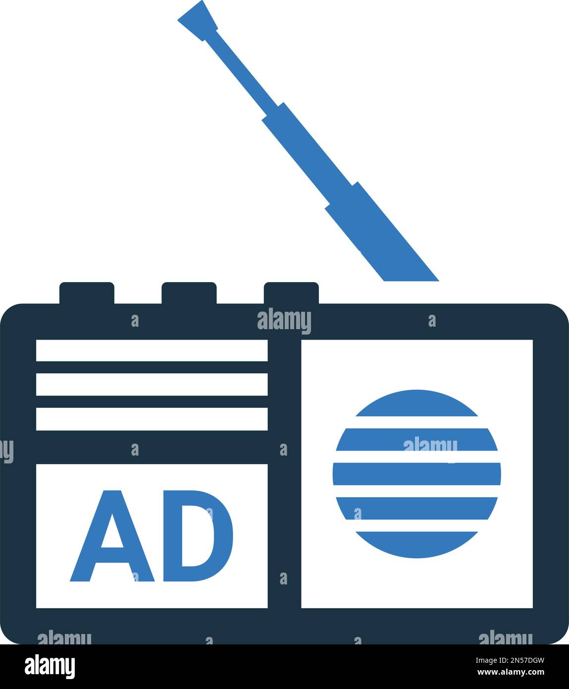 Radio, ad, advertising icon - Vector EPS file. Perfect use for print ...