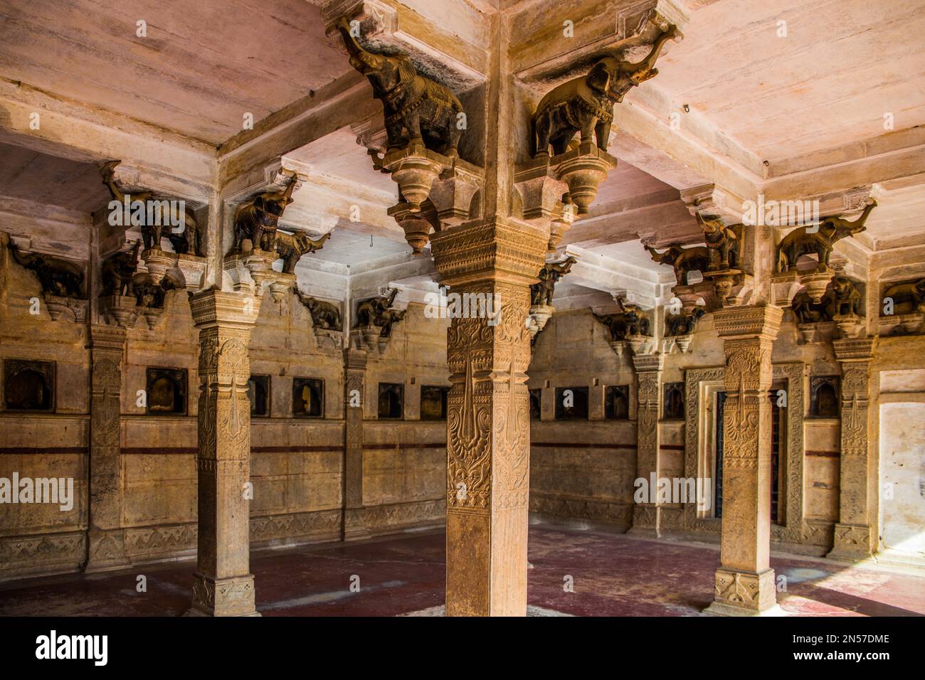 Audience Hall, Taragarh Fort, Bundi, Bundi, Rajasthan, India Stock ...