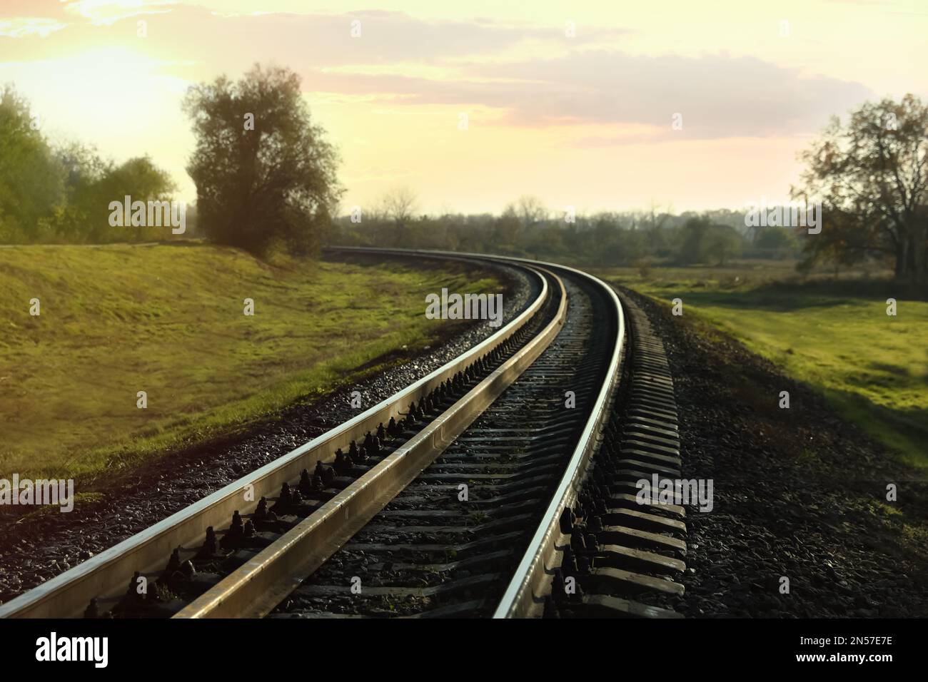 Sunny day train hi-res stock photography and images - Alamy