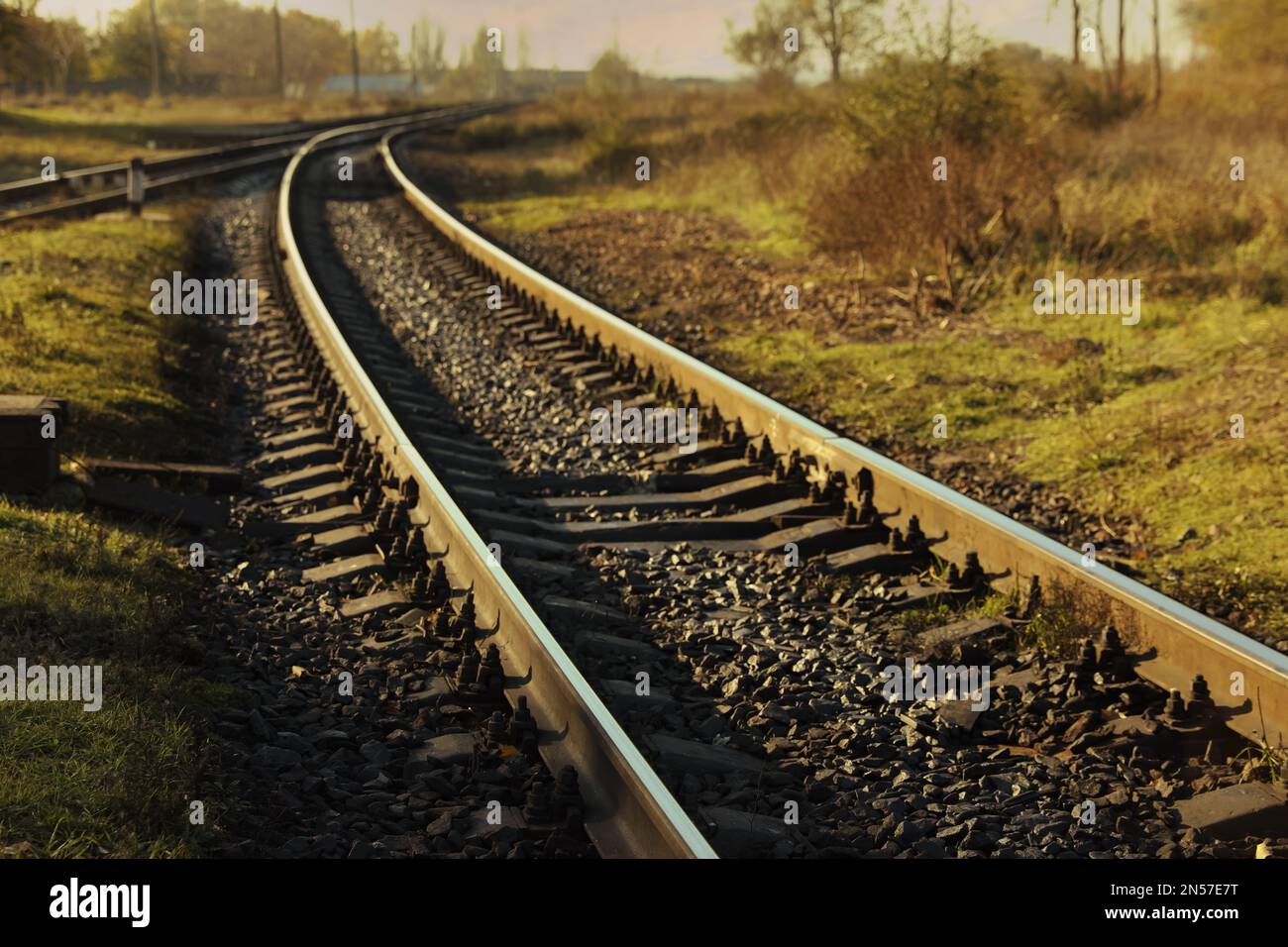 Sunny day train hi-res stock photography and images - Alamy