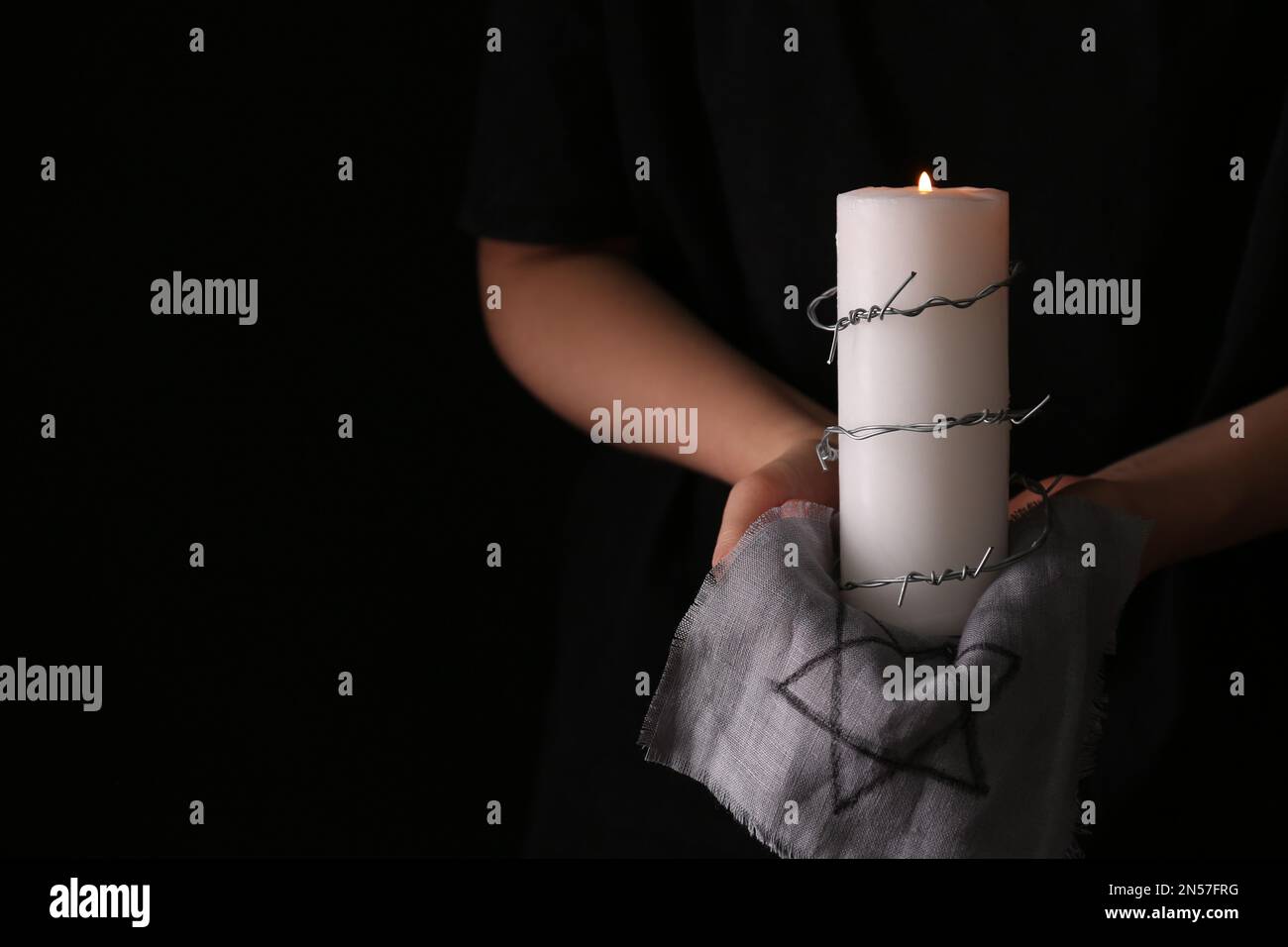 Candle barbed wire hi-res stock photography and images - Alamy