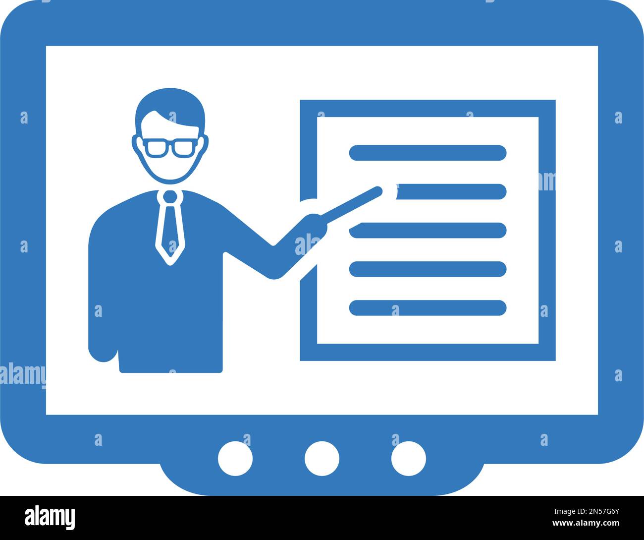 Smart class, online icon - Vector EPS file. Perfect use for print media ...