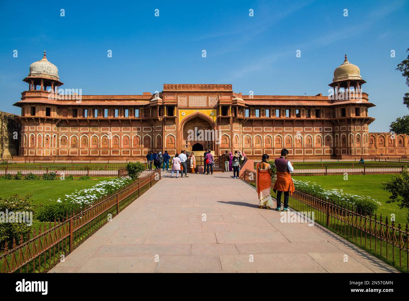 Jahangir Palace, The Red Fort, Agra, Agra, Uttar Pradesh, India Stock ...