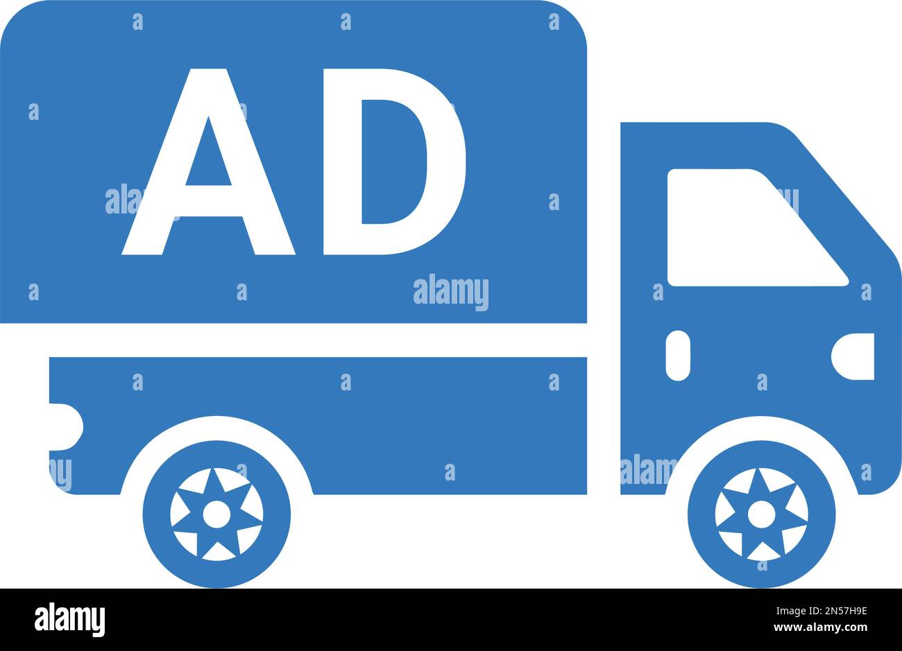 Road, car, ad icon - Simple editable vector EPS file Stock Vector Image ...