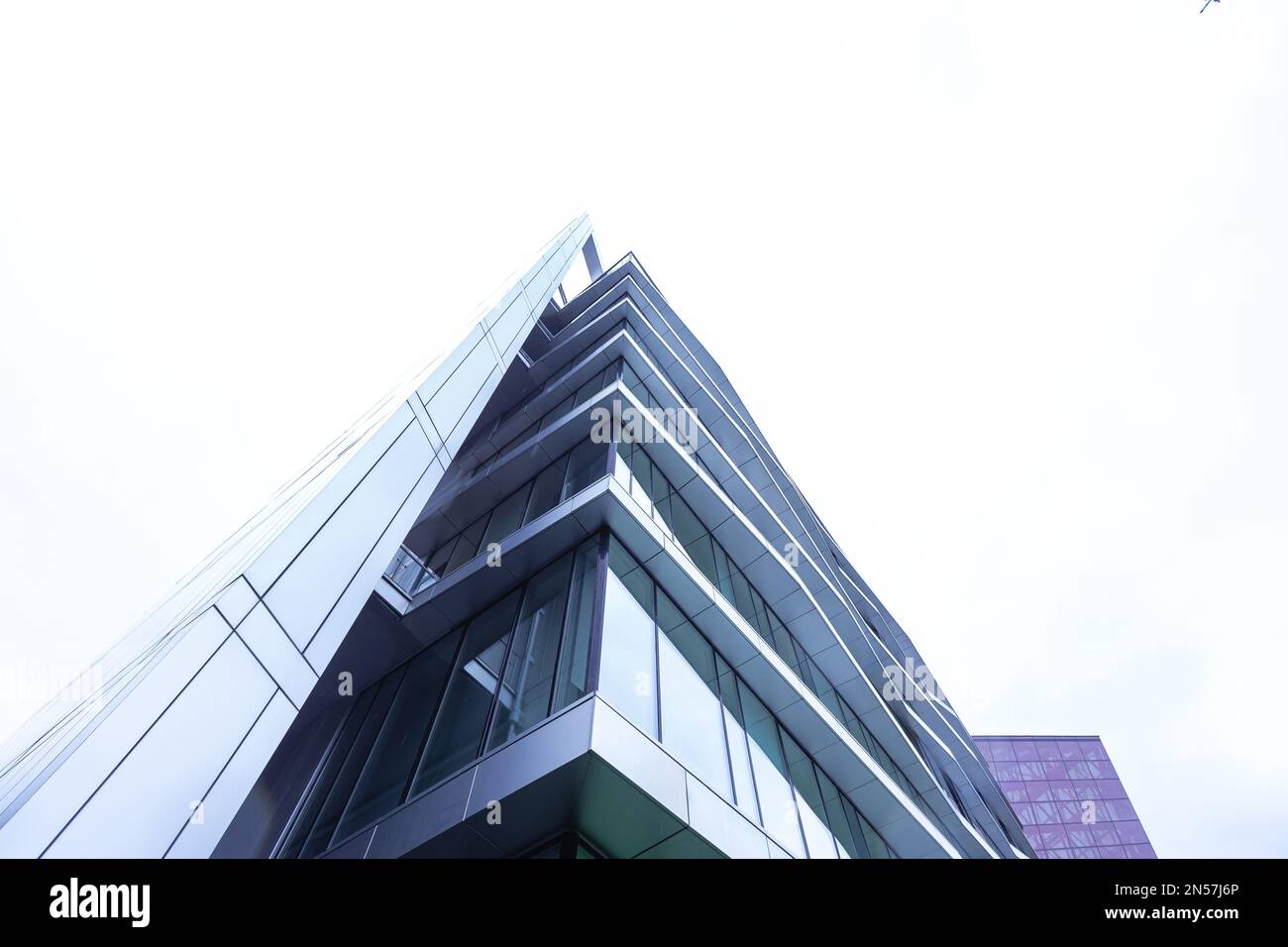 modern city building made of glass and concrete Stock Photo - Alamy