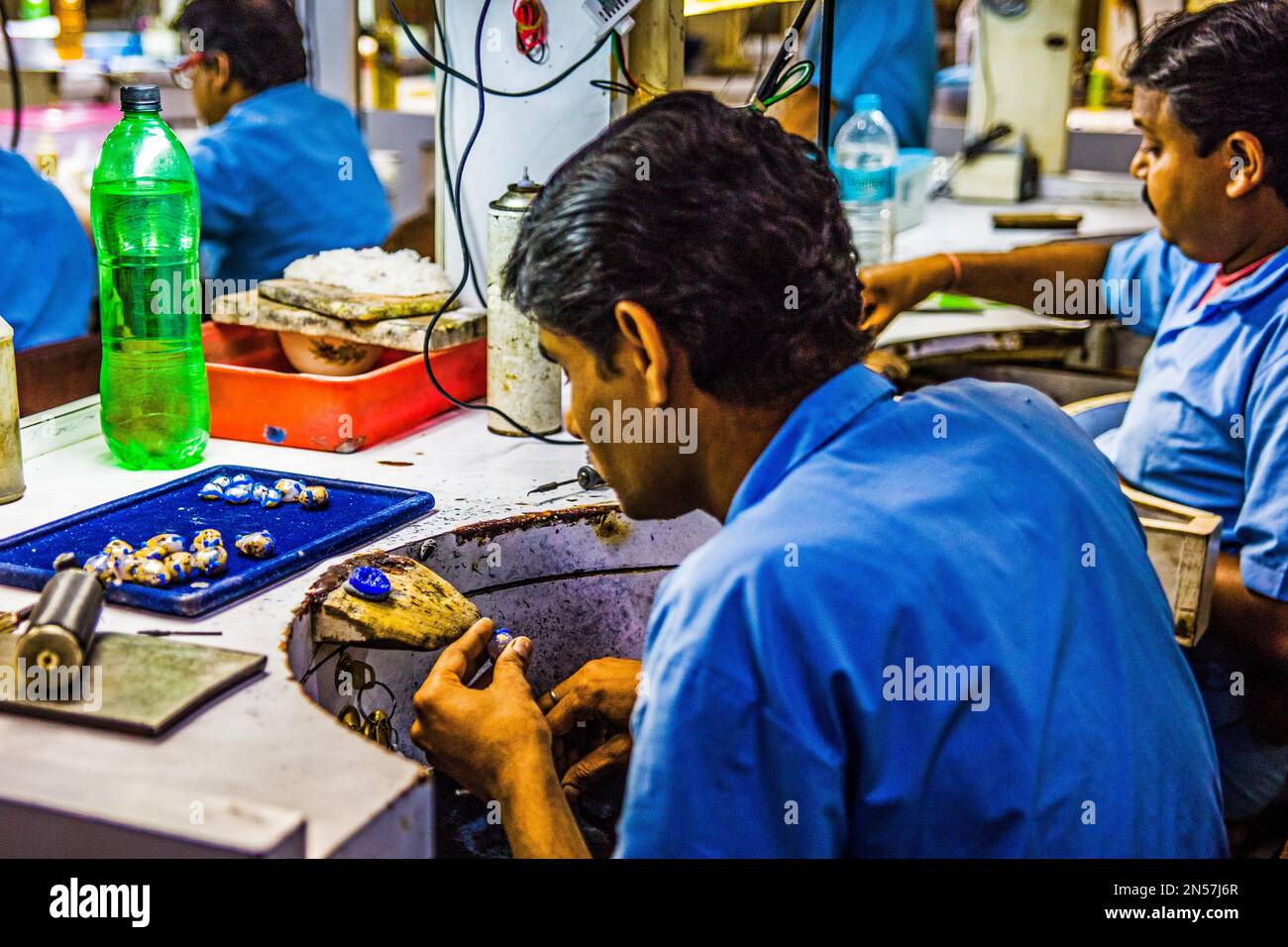 Gemstone working, handicrafts in Rajasthan, Udaipur, Rajasthan, India ...