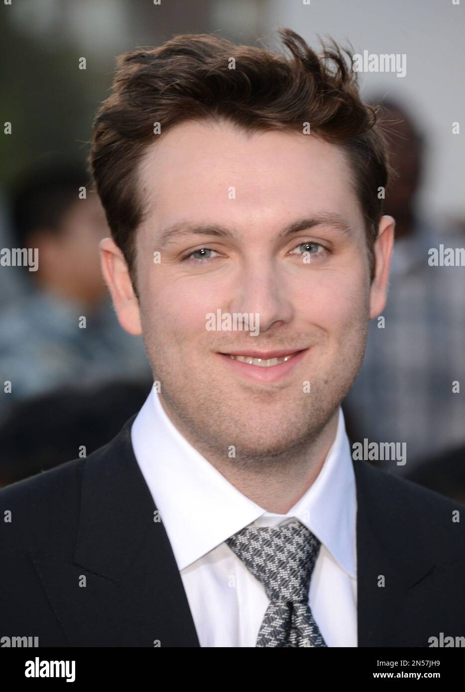 Christian Madsen arrives at the world premiere of "Divergent" at the ...