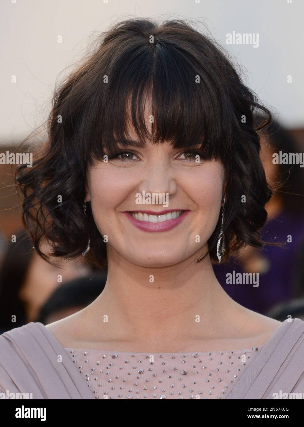 Amy Newbold arrives at the world premiere of "Divergent" at the ...