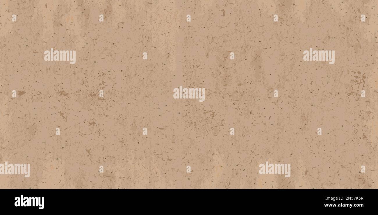 Old brown craft carton seamless pattern with grainy texture. Beige ...