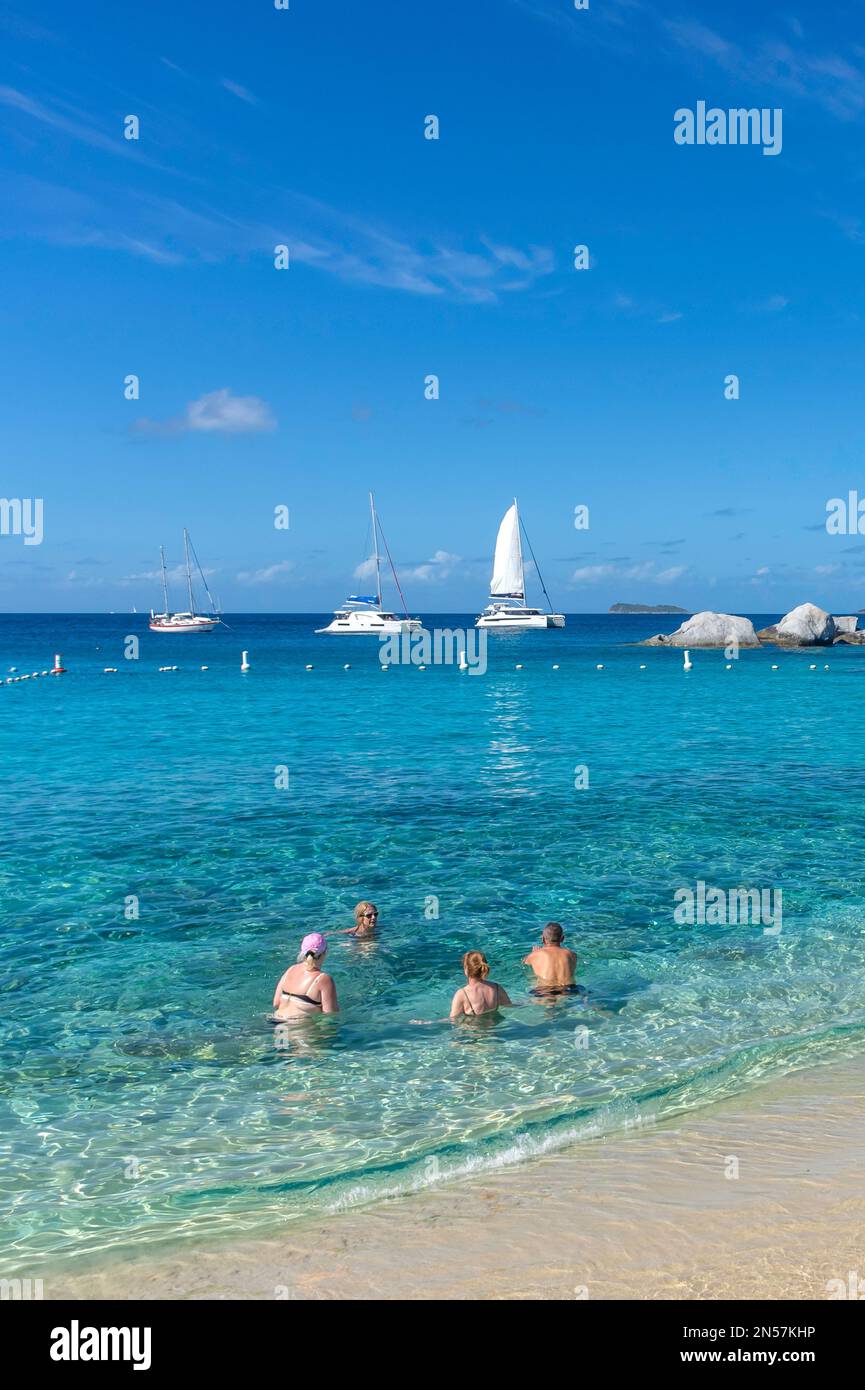 Devil's Bay Beach at The Baths National Park, Virgin Gorda, The British ...