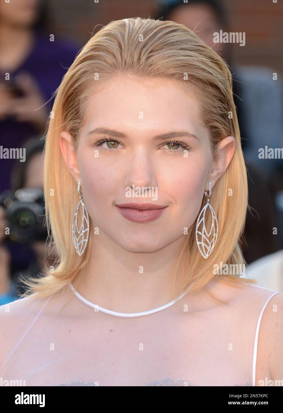 Claudia Lee Arrives At The World Premiere Of Divergent At The Westwood Regency Village Theater