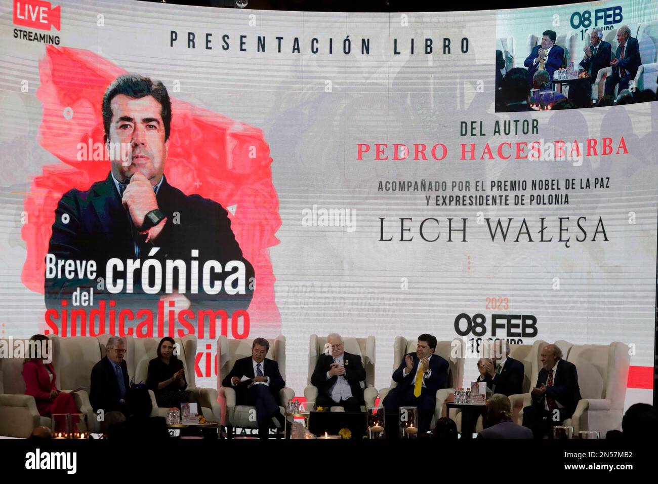 Non Exclusive: February 8, 2023, Mexico City, Mexico: Senator Pedro ...