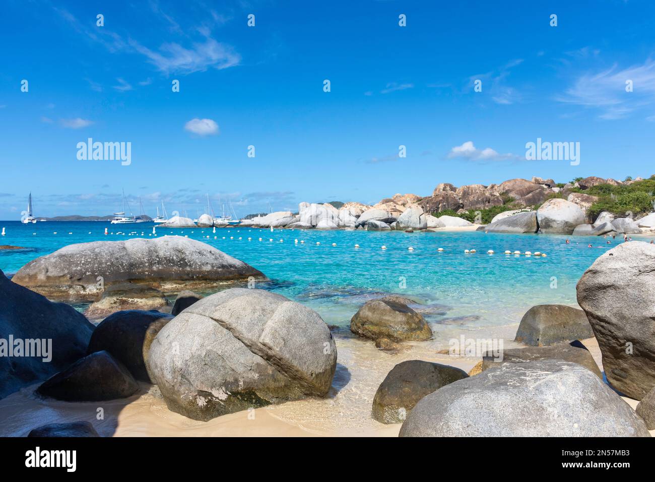 Devil's Bay Beach at The Baths National Park, Virgin Gorda, The British ...