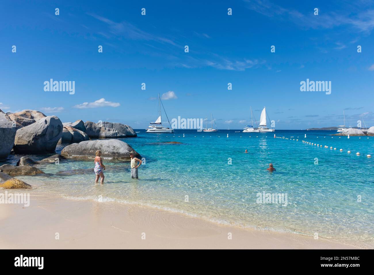 Devil's Bay Beach at The Baths National Park, Virgin Gorda, The British ...
