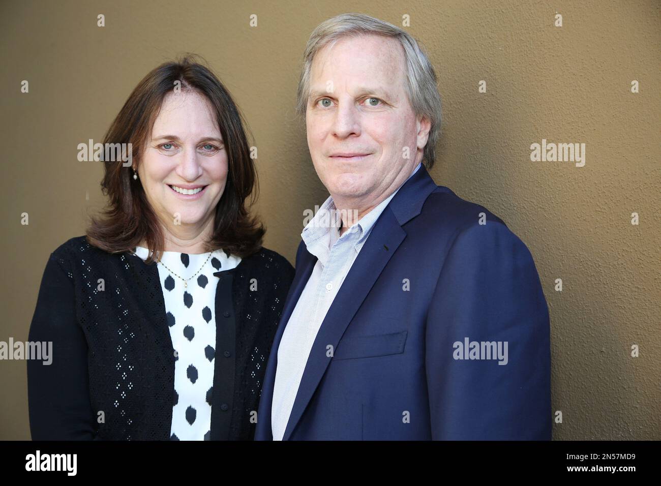 In this Saturday, March 8, 2014 photo, Lucy Fisher, left, and Doug Wick ...
