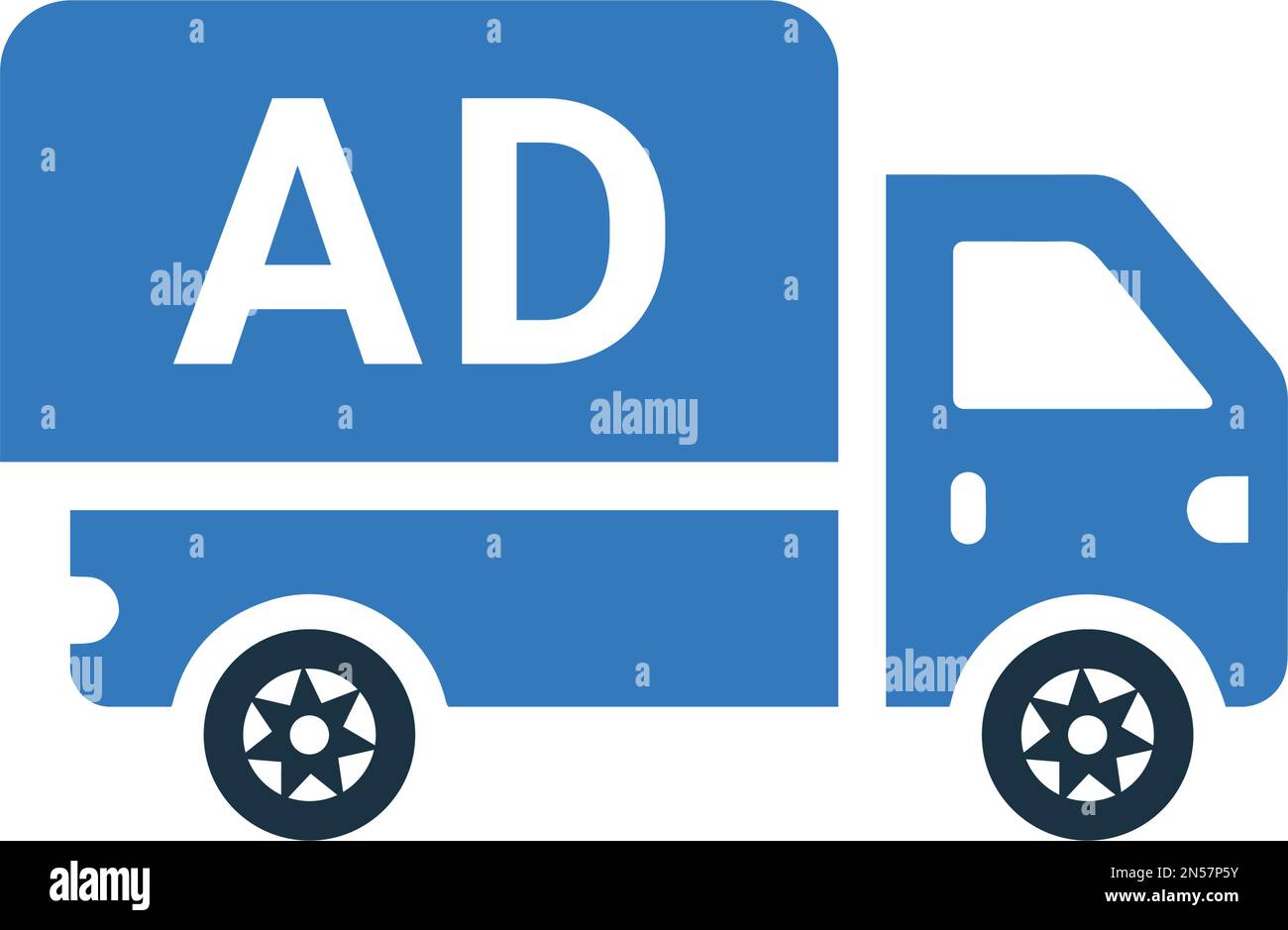 Road, car, ad icon - Simple editable vector EPS file Stock Vector Image ...