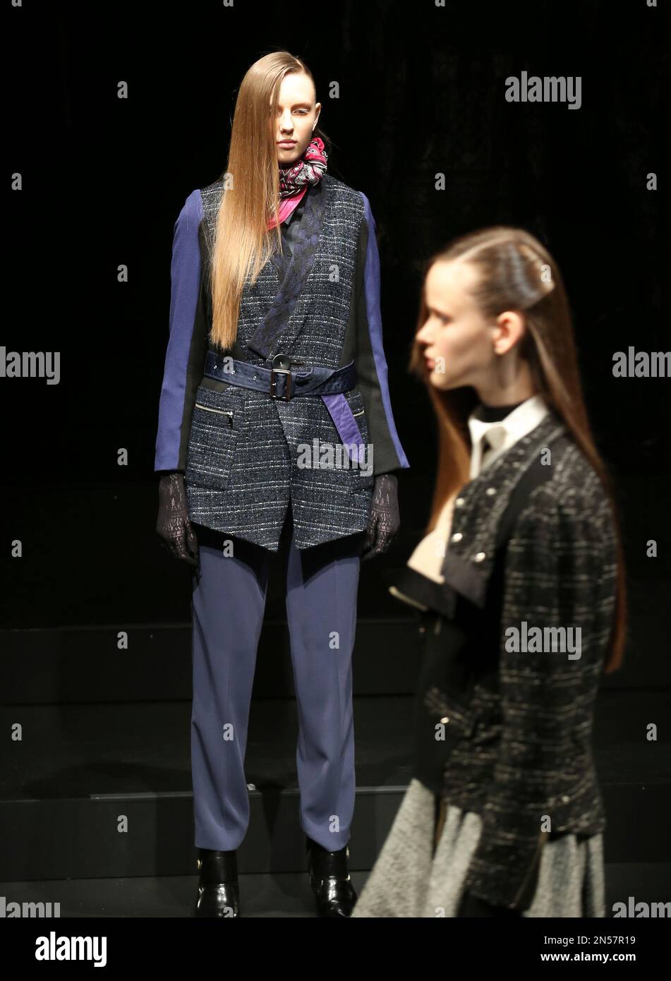 Models display creations of SOMARTA by Japanese designer Tamae Hirokawa ...