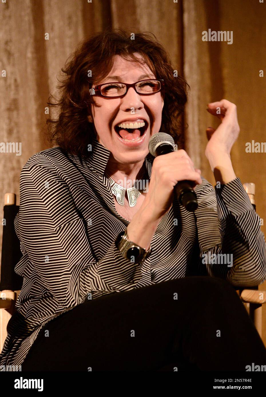 Actress Lily Tomlin seen at "A Conversation with Lily Tomlin" on Monday ...