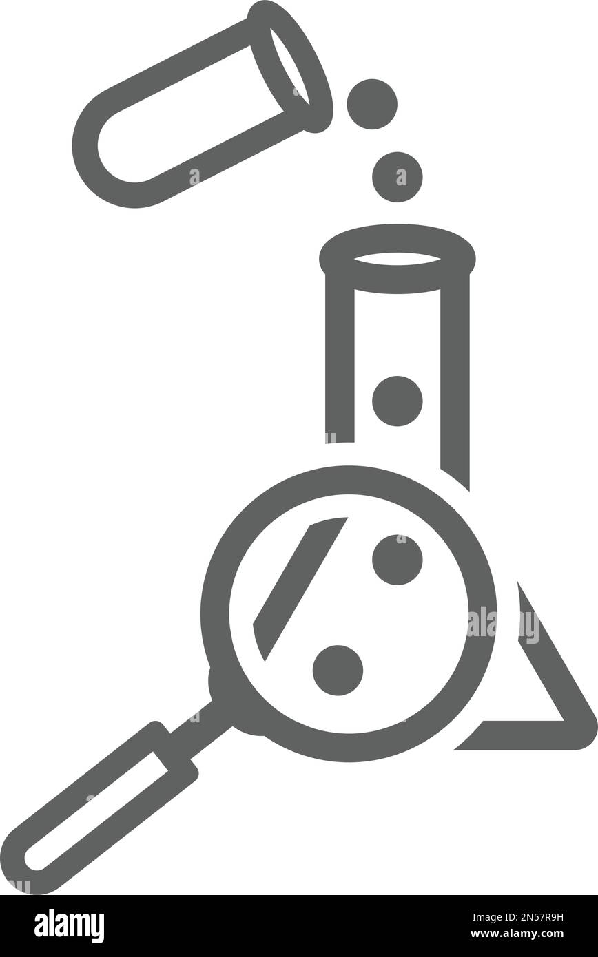 Research, science, laboratory icon - Simple editable vector EPS file Stock Vector Image & Art ...