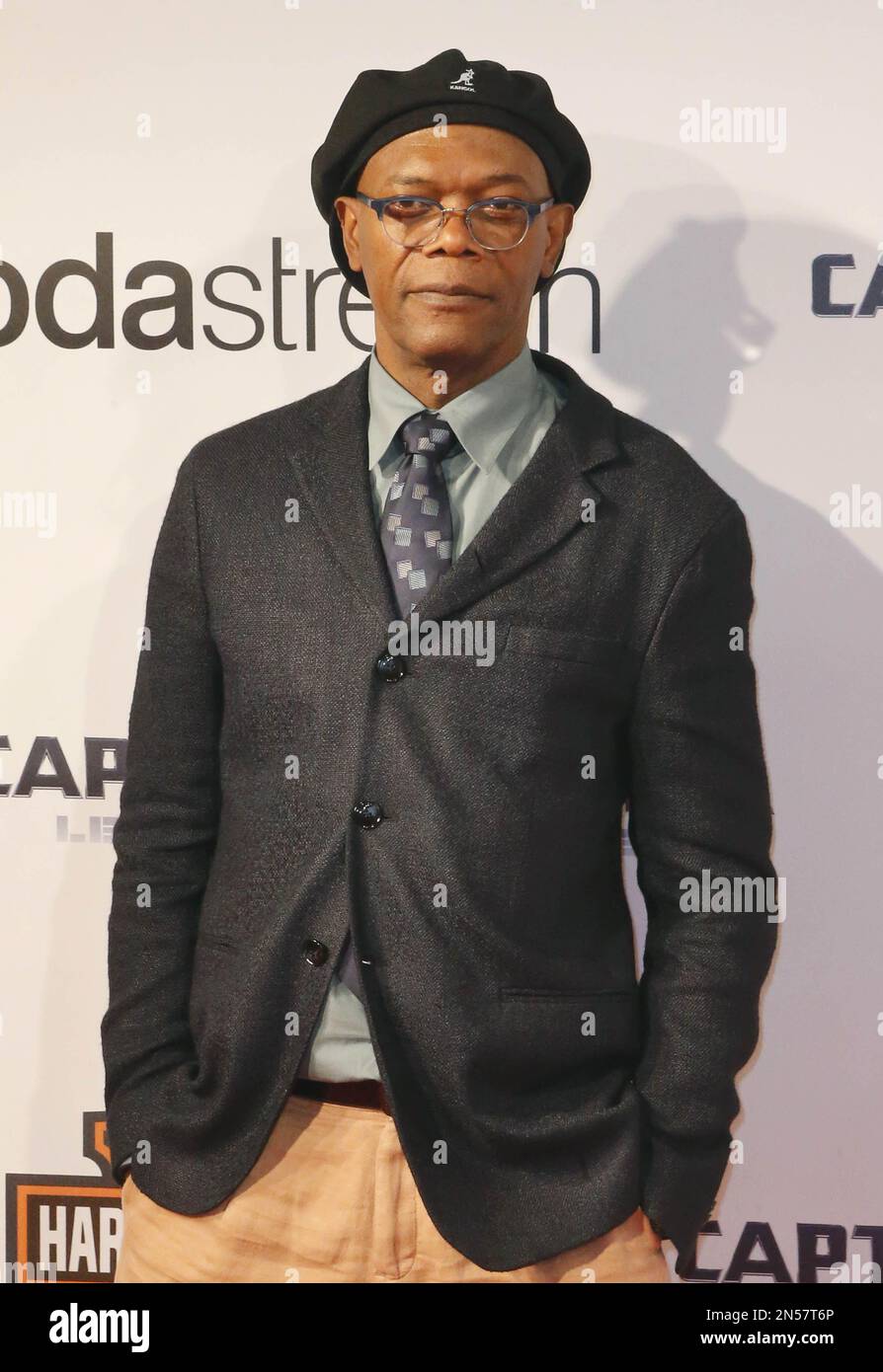 US actor Samuel L. Jackson, poses for photographers, at the French ...