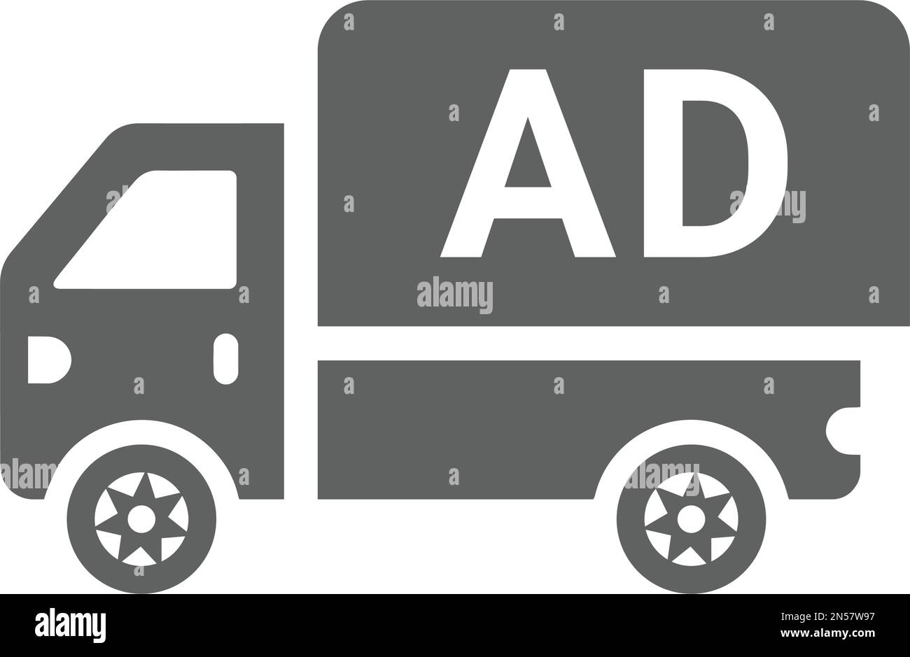 Road, car, ad icon - Simple editable vector EPS file Stock Vector Image ...