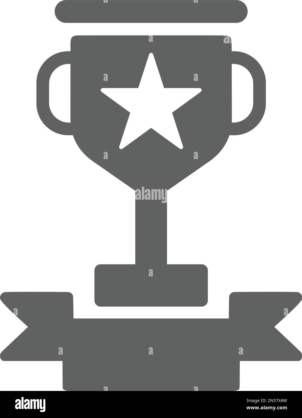 Trophy, award icon - Simple editable vector EPS file Stock Vector Image ...