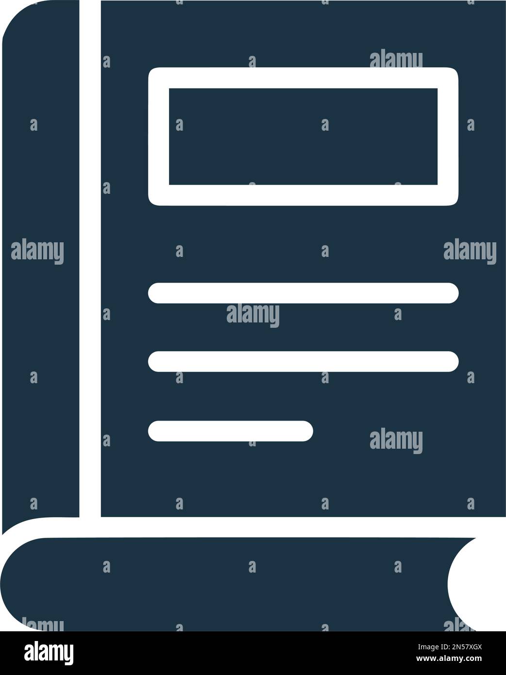 Classes, book icon - Vector EPS file. Perfect use for print media, web, stock images, commercial ...