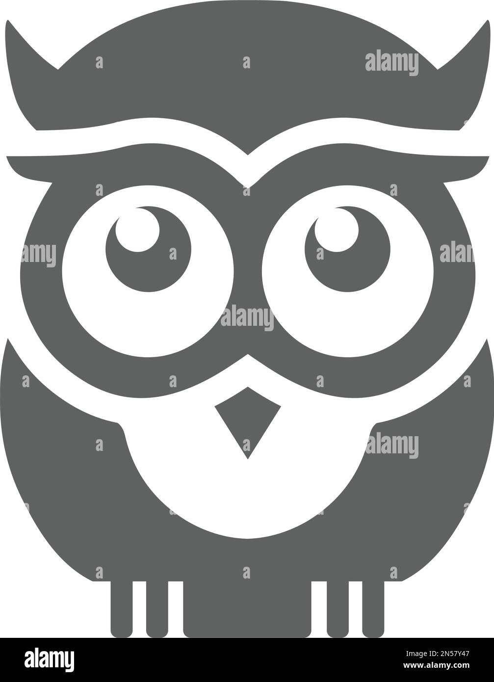 Smart Owl Clip Art Black And White