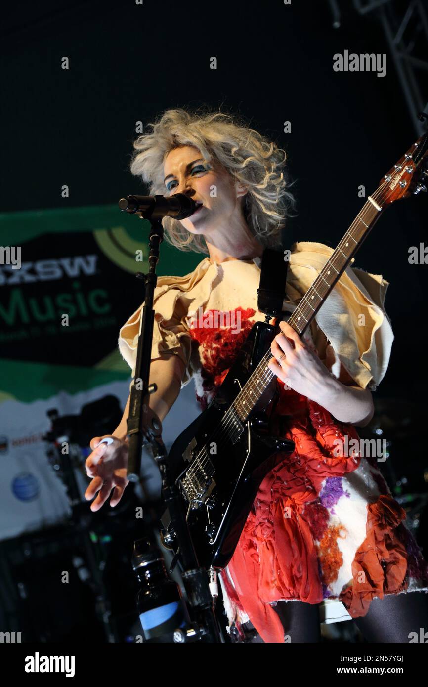 Annie Clark aka St. Vincent performs at The NPR Showcase at the 2014 ...