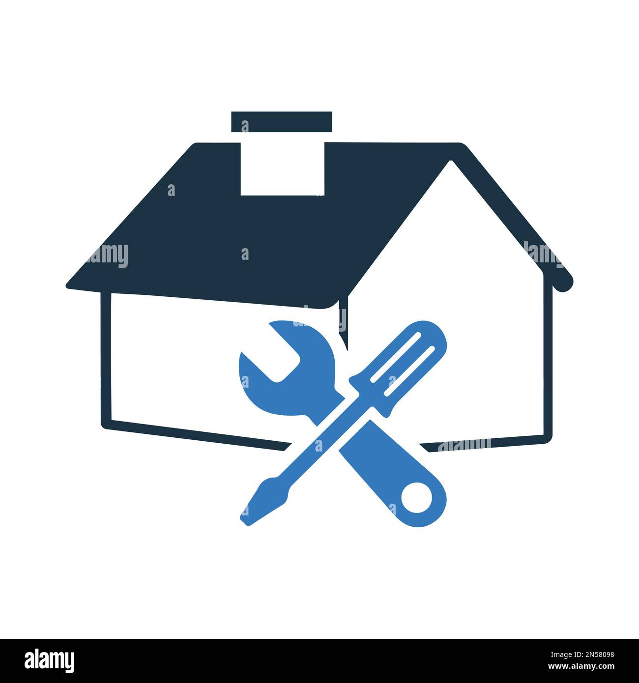 Construction place, Service point icon - Simple editable vector EPS ...