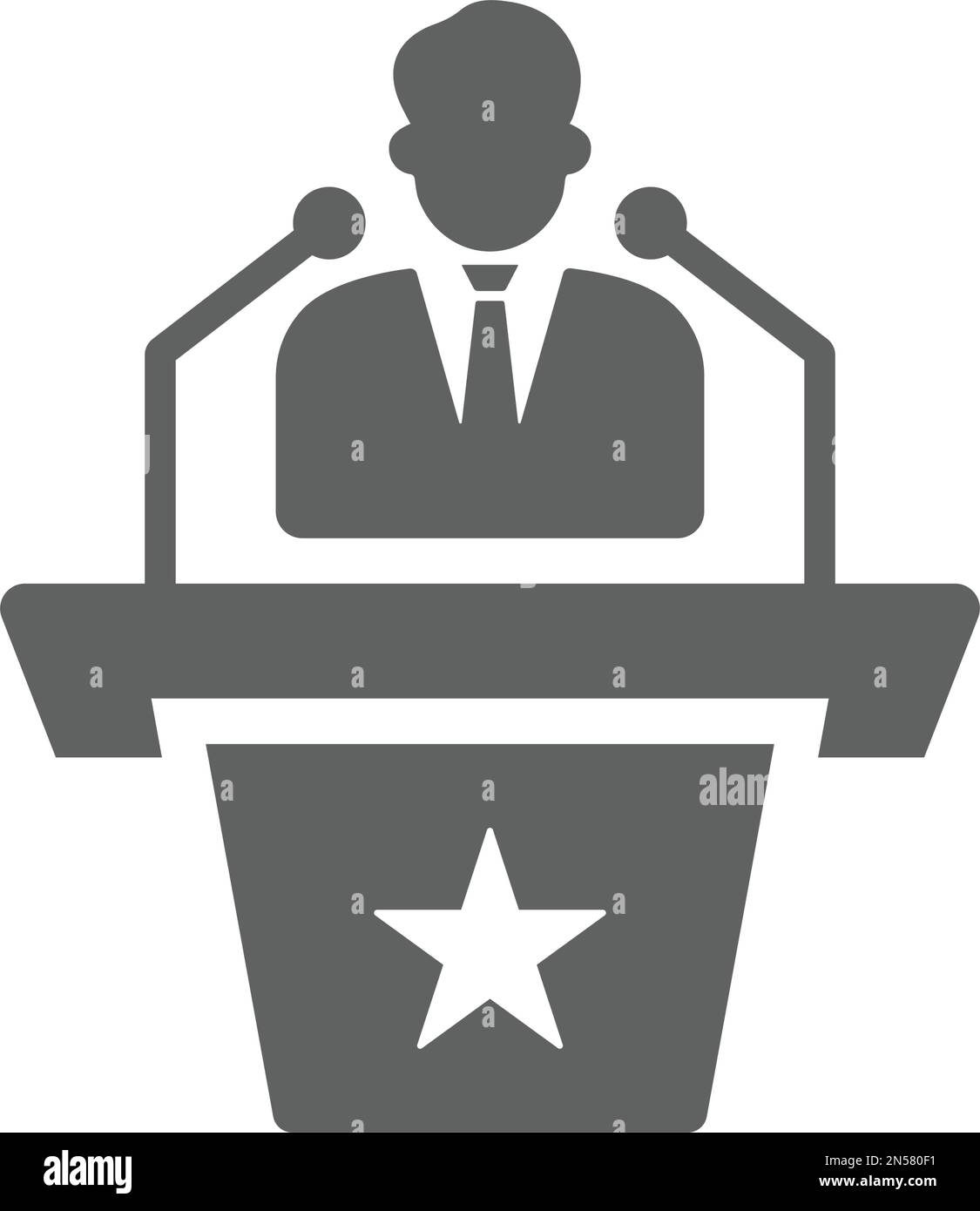Speaker, spokesperson icon - Vector EPS file. Perfect use for print ...
