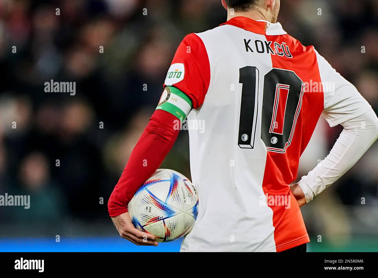 Rotterdam - Orkun Kokcu of Feyenoord during the match between Feyenoord v NEC Nijmegen at ...