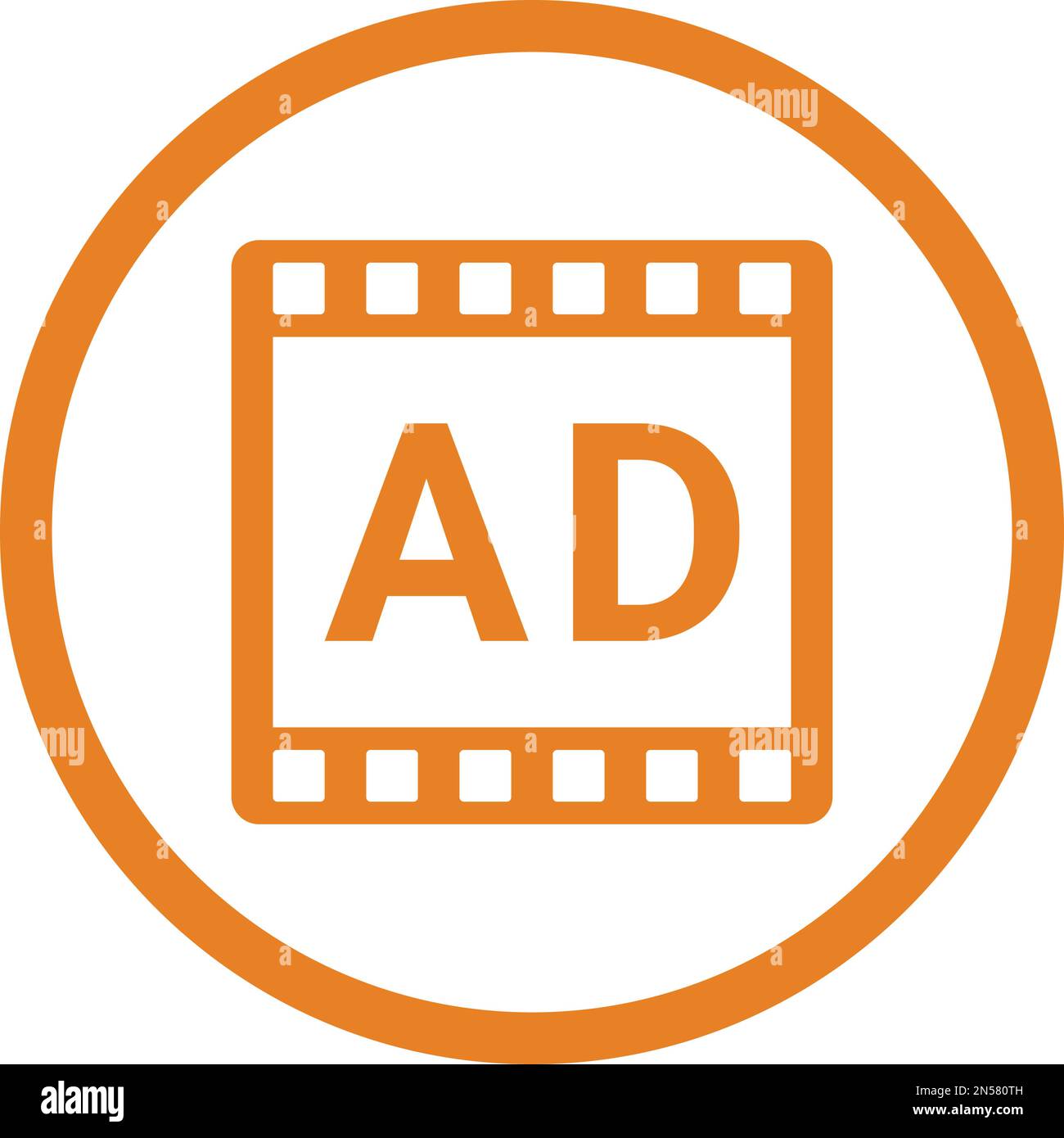 Video advertisement icon vector hi-res stock photography and images - Alamy